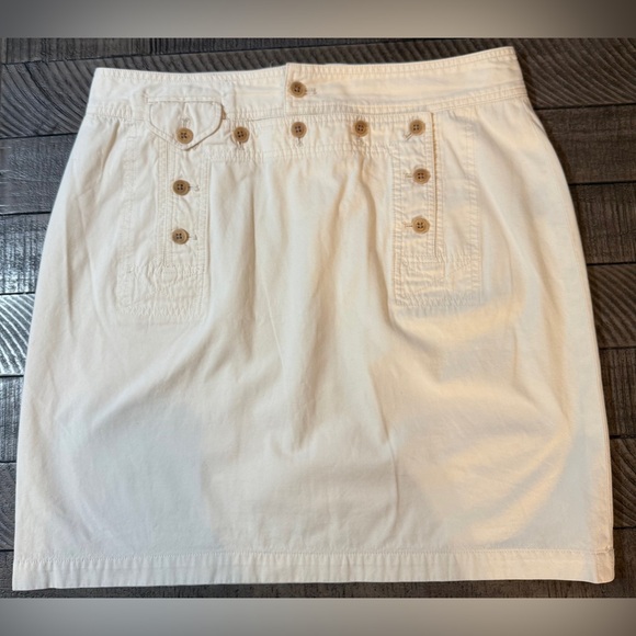 Lauren Ralph Lauren | Skirts | Lauren Ralph Lauren Cream Western Cotton ...